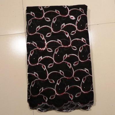 Cina Il NERO + ROSSO + tessuti africani del pizzo dell'argento, biancheria intima in vendita