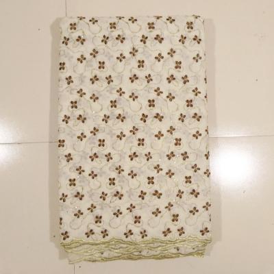 中国 Clothing African Lace Fabric のベージュ コーヒー女性 販売のため