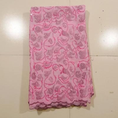 Китай Ткани шнурка Pink.Green африканские сетчатые, платье коктеила продается