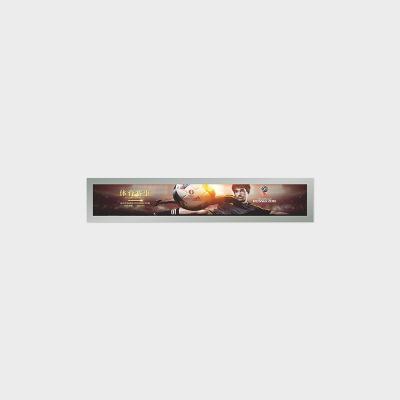 China 16.3 Inch Bar Type Taxi Advertising Display 1920*285 LVDS 800nits for sale