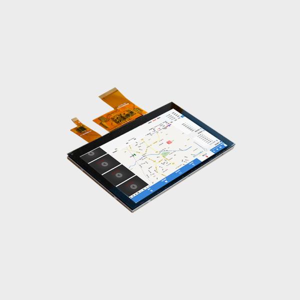 Quality 5.0 Inch Medium And Small LCD Display 800×480 RGB 500 Nits Display With Touch for sale