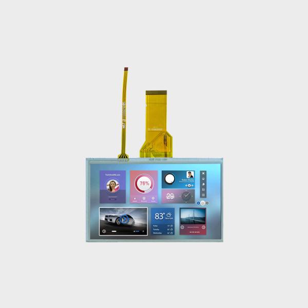 Quality 7.0 Inch Medium And Small LCD Display 800×480 RGB 250 Nits Screen for sale