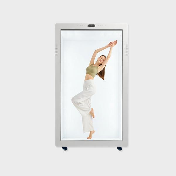 Quality 75 Inch Transparent LCD Display Machine With Touch Function 2160*3840 Win10 for sale