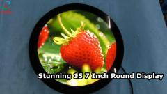 15.7inch Round LCD display 960*960 Resolution With Android System.