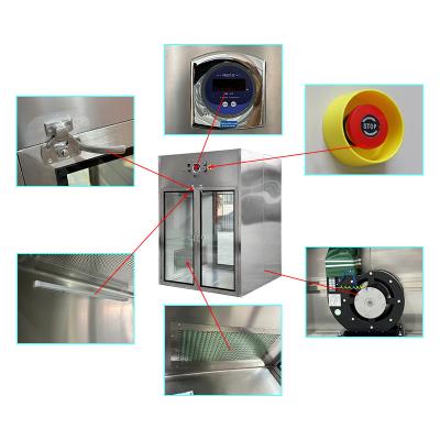 China Customized Clean Room Pass Box window Dust removal Machine Dispensing Booth OEM / ODM for sale