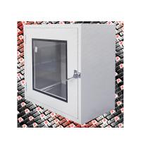 China Customized Dynamic GMP Electronic Interlocking Clean Room Pass Box for Laboratory Transfer Window for sale