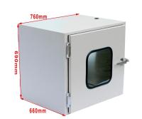 China Customized Lab Static Clean Room Pass Box with Internal Arc Treatment and Seamless Connection for sale