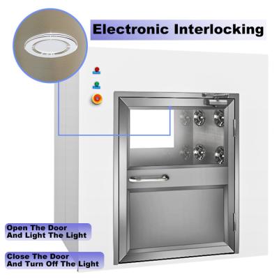 중국 맞춤형 청정실 패스 박스 UV 패스 박스 OEM / ODM 허용 M-RCDC600F 판매용