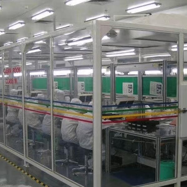 Quality Portable Modular Clean Room System with Glass Doors and Customizable Design for Medical and Food Industries for sale