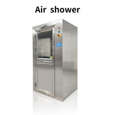 China SS 201 Air Shower Room Single Sided Blowers 380V 220V With Swing Door for sale