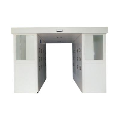 China Industrial Goods Air Shower with Auto Sliding Doors | 1500W Fan, 0.3µm HEPA Filter | Dust-Free Transfer for sale