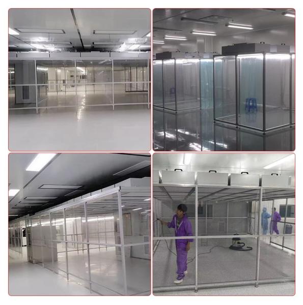 Quality Custom ISO5~ISO9 Clean Room with Fresh Air Supply 10%-30% and Temperature Controlled for Sterile Environments for sale
