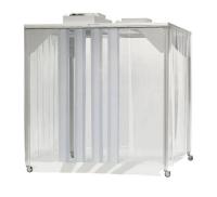 Quality ISO 5 Clean Booth with HEPA FFU System | Modular & Mobile Design for Labs for sale