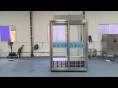 Stainless Steel Cleanroom Garment Storage | HEPA Filter, ISO/GMP Compliance