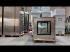 Customizable Cleanroom Stainless Steel Pass Through Cabinet Pharma laminar Flow Pass Thru Box