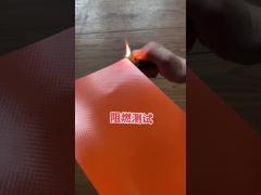Prueba de resistencia al fuego de la puerta de rodadura de alta velocidad de PVC (certificado UL / EN)