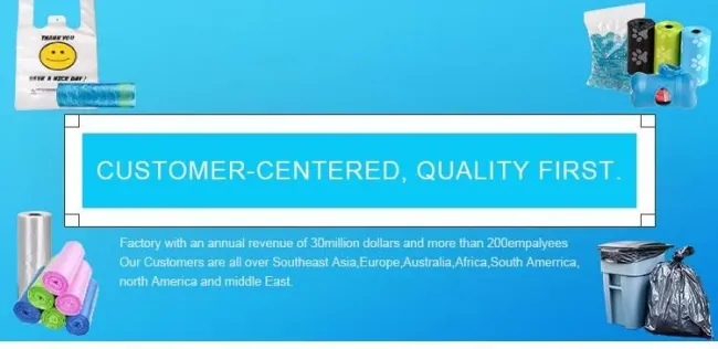 Hot China Products Wholesale Black T-Shirt Garbage Bags