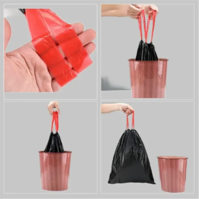 Hot China Products Wholesale Black T-Shirt Garbage Bags