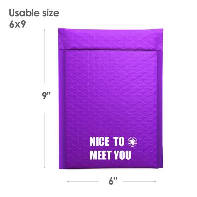 China Hot Pink Red Matte Bubble Mail Eco Friendly Envelope Mailers Custom Colored Logo Printed Shipping Plastic Bag For Cloth à venda