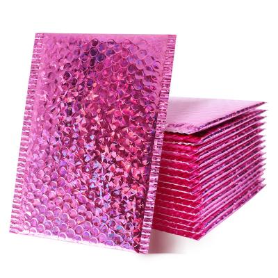 Cina New Customized Wholesale Halloween Decorative 10 X 13 Self Sealing Shipping Pink Padded Bubble Pack Mailers For Jewelry in vendita