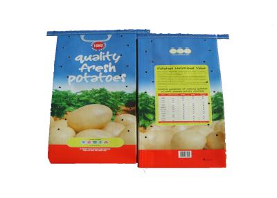 China Sacos tecidos PP laminados BOPP amigáveis do saco de Eco com tamanho feito sob encomenda de orladura superior à venda