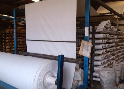 China Rode Blauwe Gestreepte pp Geweven Stof met 700D - 1000D Te koop