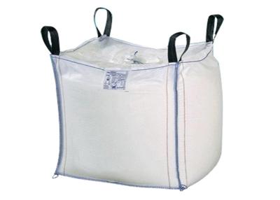 China White Color Empty FIBC Container / PP Woven Jumbo Bags 35'' X 35'' X 47'' for sale