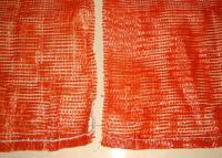 China Multi Colored Polypropylene Mesh Drawstring Bags / Mesh Fruit Bags For Packaging for sale