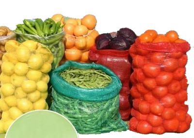 China Heavy Duty Poly Mesh Bags For Produce , Polypropylene Mesh Fruit And Vegetable Bags for sale