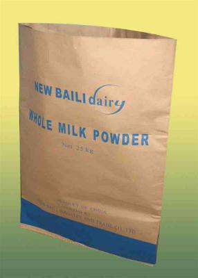 Cina Sacchi di carta durevoli di Multiwall per alimento/imballaggio agricolo/industriale 25kg in vendita