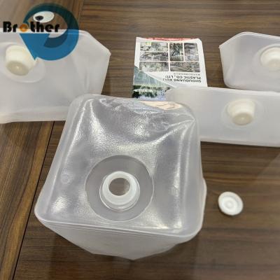 China Cubitainer 15L Soft Foldable LDPE Medical Grade Plastic Bucket Liquid Container Reagent Packaging Medical Consumables for sale