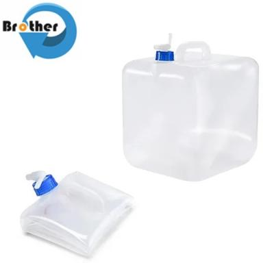 China Plastic 5L Food Grade Flexible Foldable Cubitainer/Politainer for Sauce Oil Vinegar Spices Milk Wine for sale