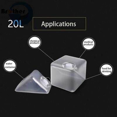 China Flexible Form-Fit Bag Side Gusseted 5 Gallon Cubitainer 20L for sale