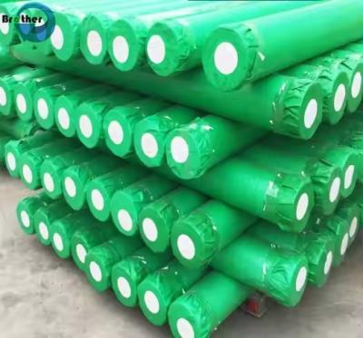China Blue Orange PE Tarpaulin Roll Packing for sale