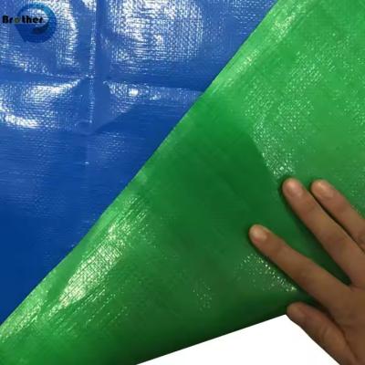China 100% Waterproof High Density Virgin Polyethylene Fabric Polyethylene Material Plastic Tarpaulin Tarps Roll for sale