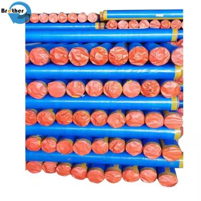 China 260g Brown Plastic Rip Tear Proof Industrial Fireproof PE Tarpaulin Waterproof Poly Tarp for sale
