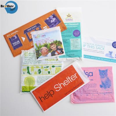 China Hot Sale Custom Printed Clear Fold LDPE Supermarket Plastic T Shirt Bags for Shopping Packaging for sale