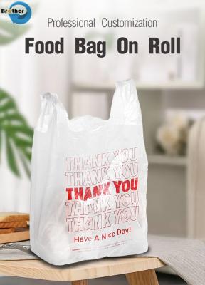 China Custom Printed Plastic Sack Poly Carrier Bag T Shirt Bag for sale