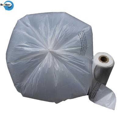 China Supplier HDPE LDPE Heavy Duty Customized Kitchen Tie Handle Plastic Garbage Bag for sale