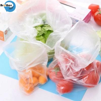 China Transparent PE Flat Top Open Large Size Plastic Package Bags with High Quality for sale