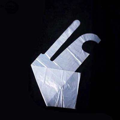 China Custom Disposable PE Apron Plastic PE Apron Making Machine by Roll or Sheet for sale