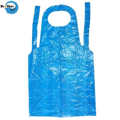 China High Quality PE Apron Blue Custom Disposable Aprons for Kitchen for sale