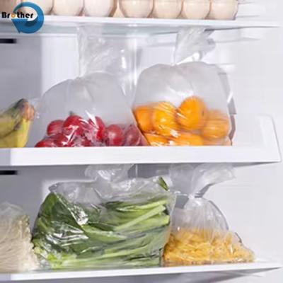 China HDPE Transparent Star Seal Produce Bag with Paper Core for sale