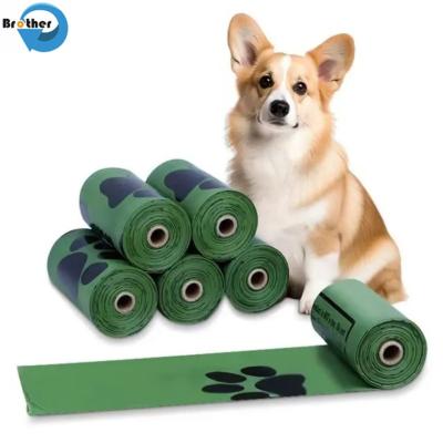 China High Quality Custom Printed Portable Waterproof Plastic Pet Dog Poop Waste Bag for sale