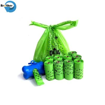 China Disposable Wholesale Printed Dog Poop Bag Pet Waste Garbage Bags for sale