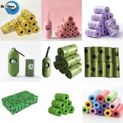 China Hot Selling Eco-Friendly Disposable Biodegradable Dog Poop Bags Strong & Leakproof PE Waste Bags for Pet Owners for sale