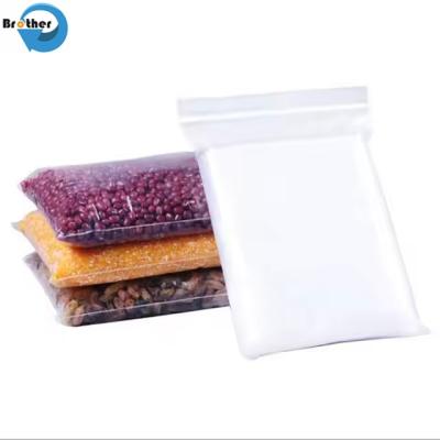 China OEM Custom Food Grade Clear Plastic Zipper Slider Bag for Food Preservation - Printed LDPE Double Grip Seal Zip Lock for sale