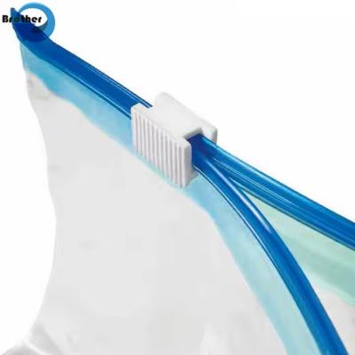 China Custom Printed Resealable Plastic Zipper (Freezer) Bags, Waterproof, Clear, Food-Grade, Ziplock Bags, Various Sizes Available for sale