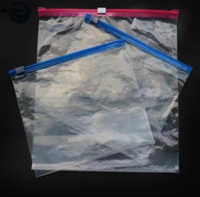China Clear Reusable Zip Lock Bag Plastic Storage Bag for Food and Vegetable for sale