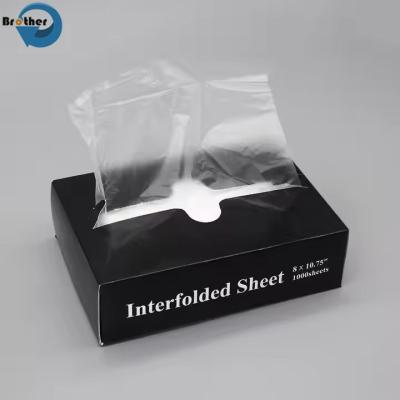 China Disposable HDPE Food Grade Deli Wrap Plastic Sheet High Density Pop-up Deli Sheets for Food Service for sale